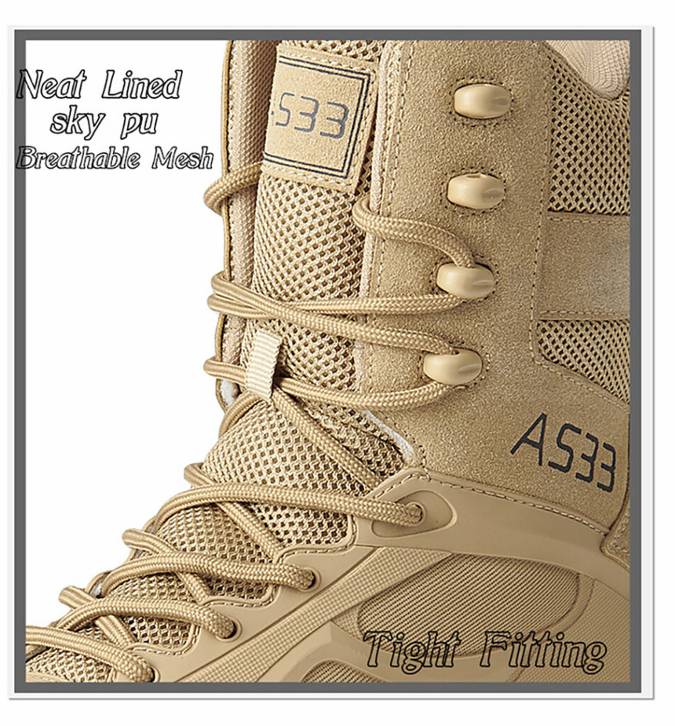 Botas Caña Media de PU con cierre lateral Marca A533 beige – Gorilla 6. ...